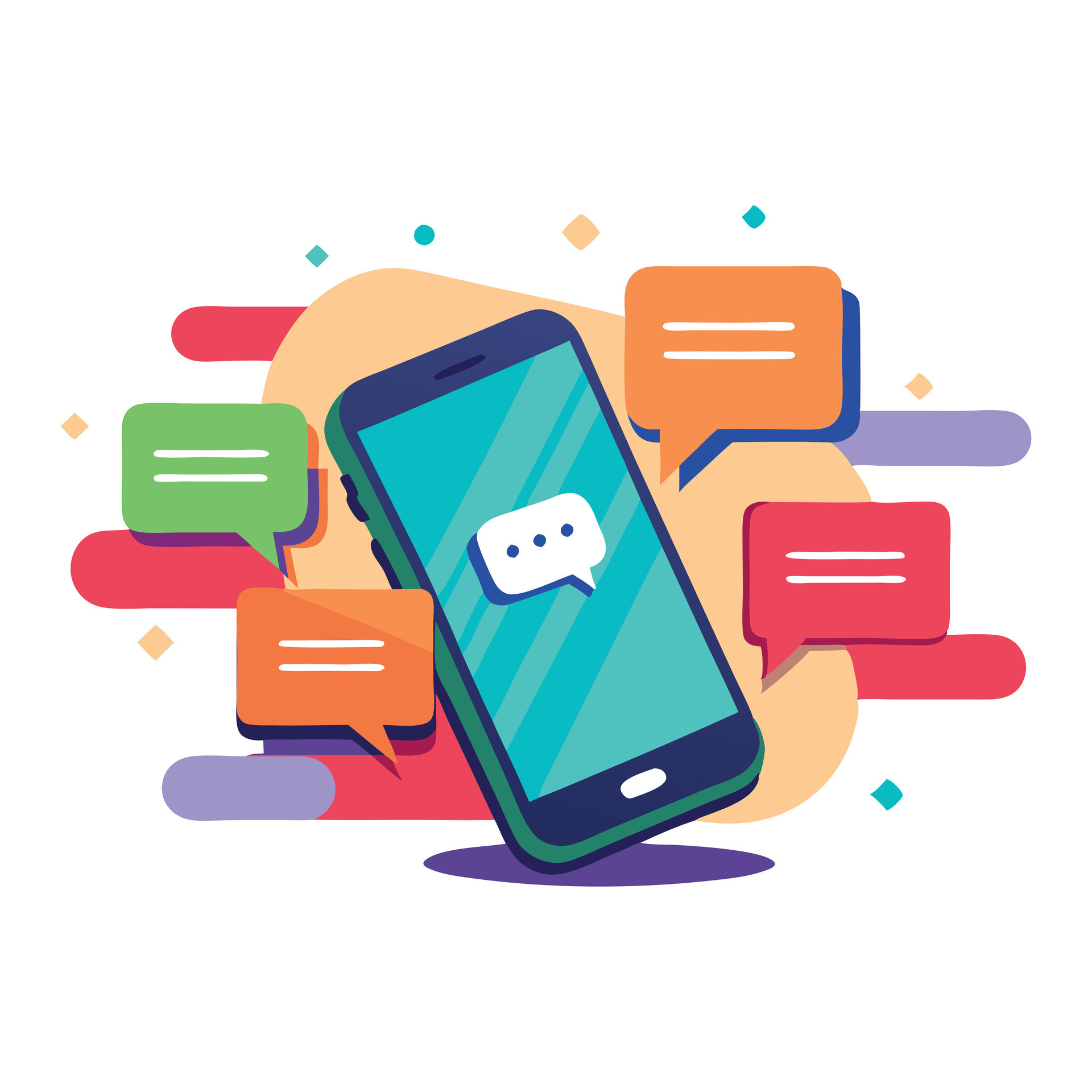 Fantastic smartphone , chatting sms app template bubbles. 47389352 ... Fantastic smartphone , chatting sms app template bubbles. 47389352 ...