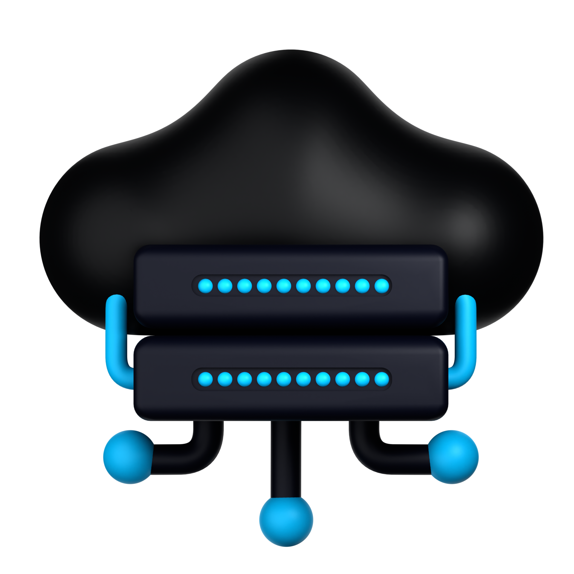 Cloud Data Storage 3d Illustration 3d Render 3d Icon 47390964 Png
