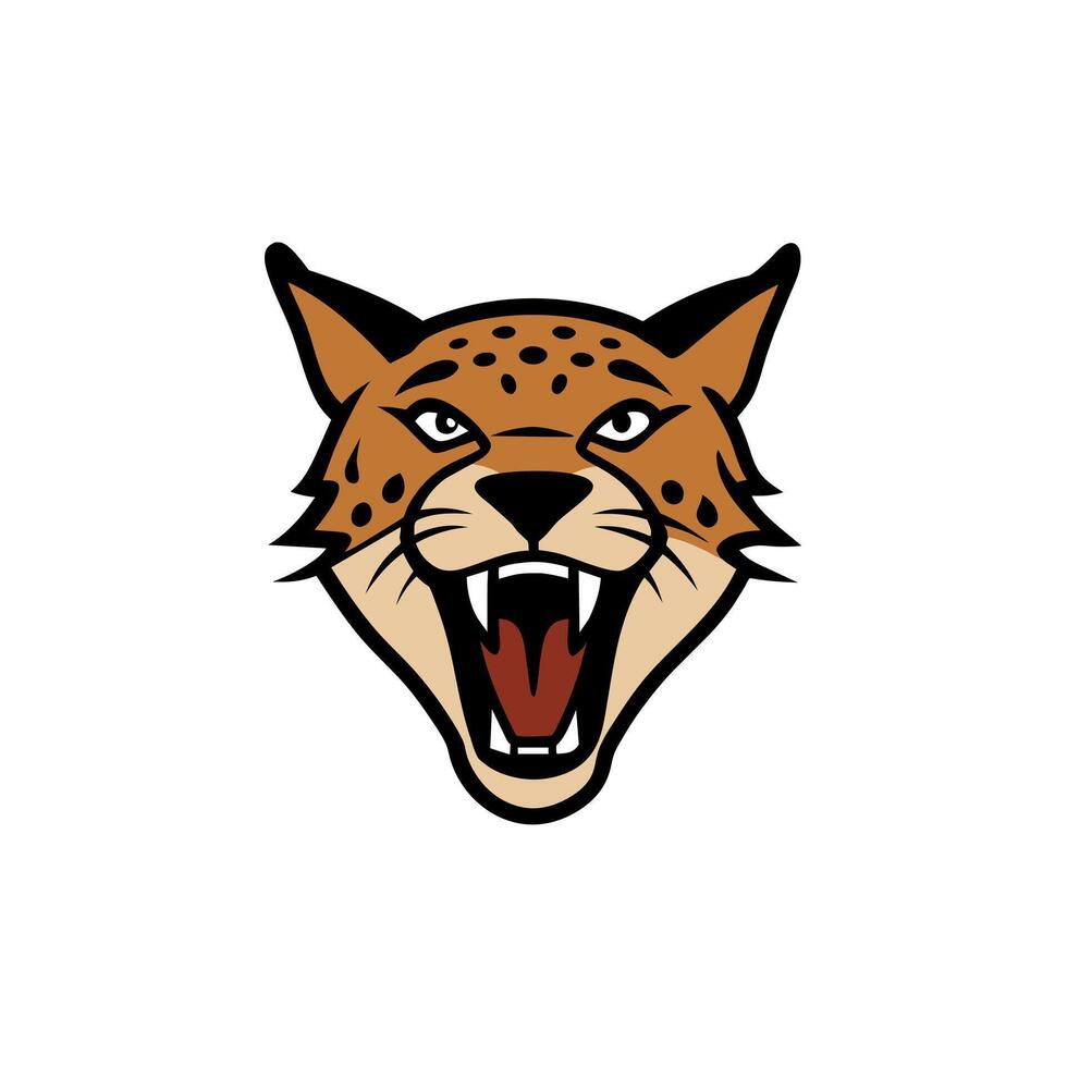 Bobcat leopard screams icon illustration 47392072 Vector Art at Vecteezy Bobcat leopard screams icon illustration 47392072 Vector Art at Vecteezy