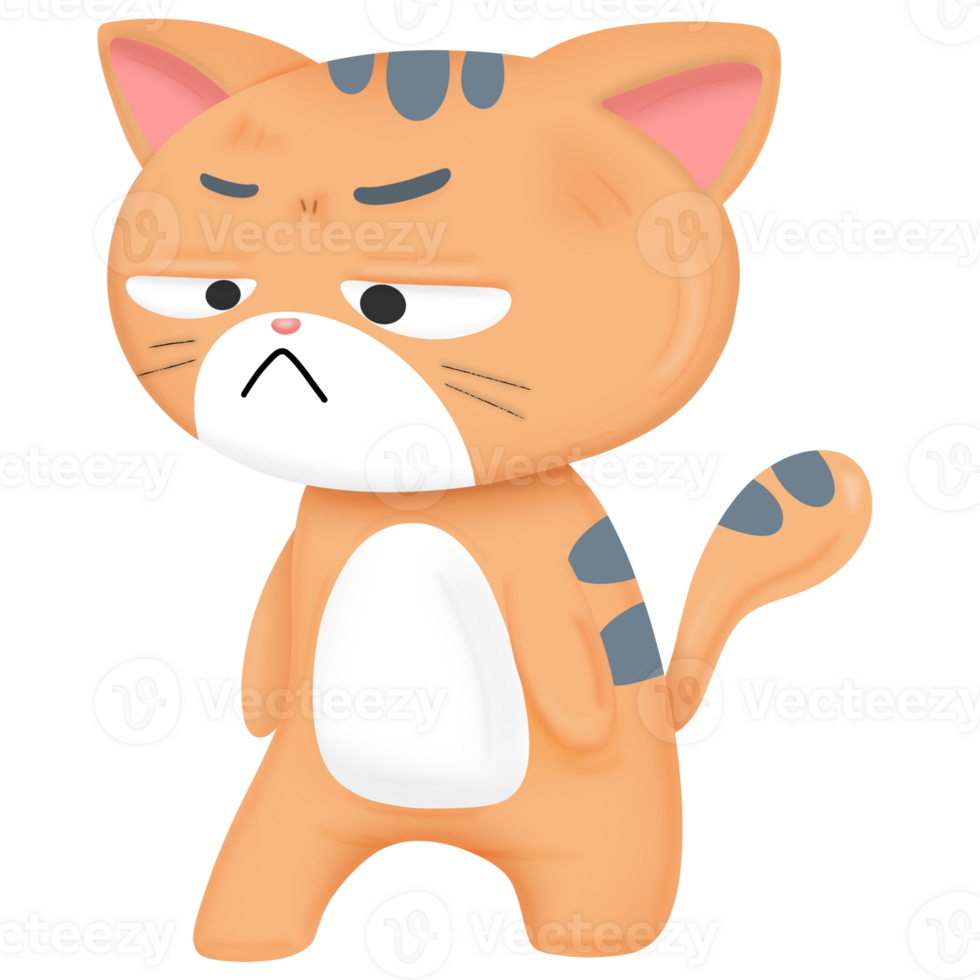 estar mohíno dibujos animados gato 47395436 PNG