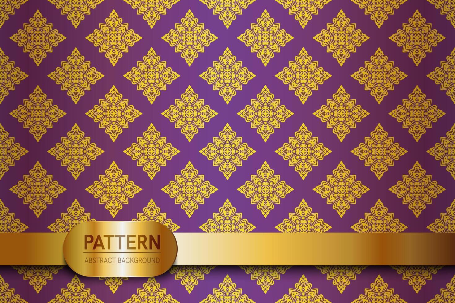 Thai luxury pattern purple background. Lai Thai element pattern. Dark purple theme for text ...
