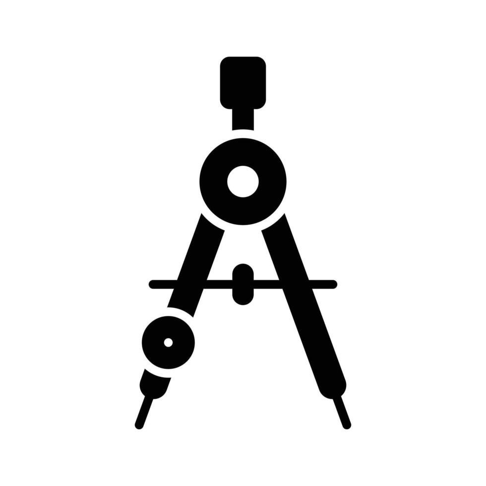 A Precise Geometric Compass Icon Perfect For Indicating Drafting Drawing And Mathematical