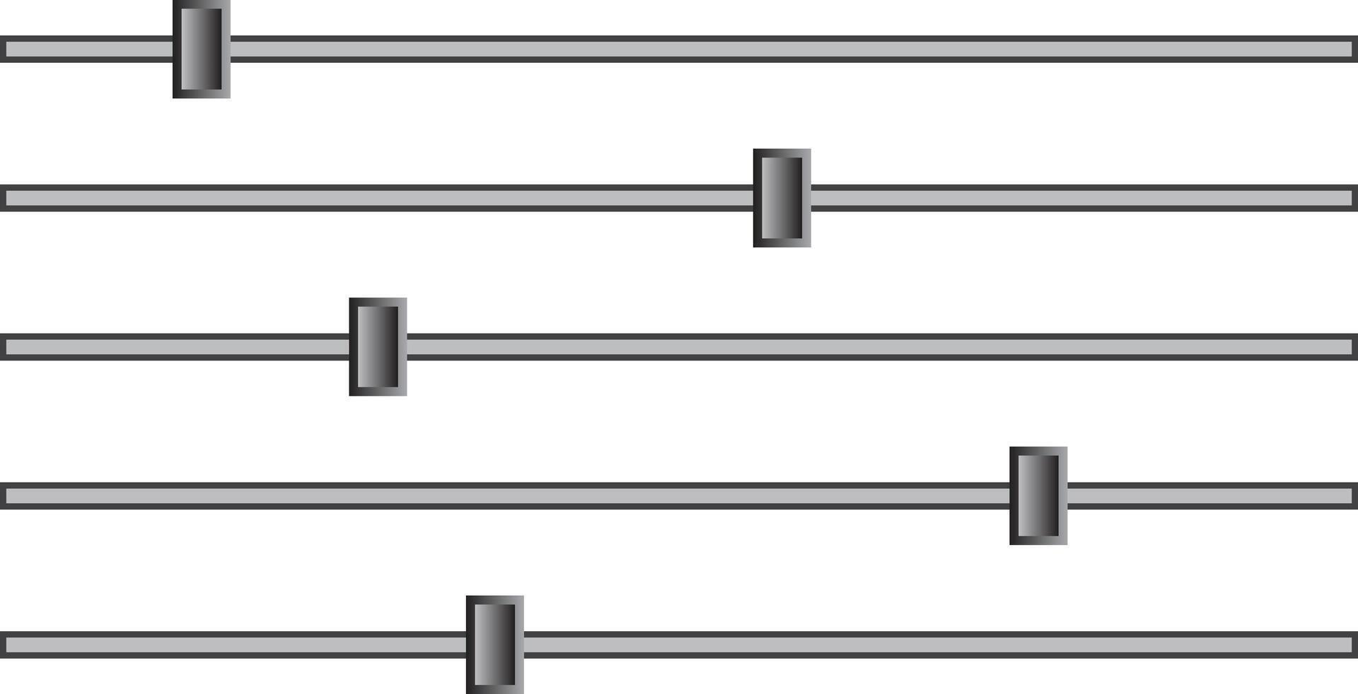 sound volume slider adjustment icon set, horizontal gradient slider ... sound volume slider adjustment icon set, horizontal gradient slider ...