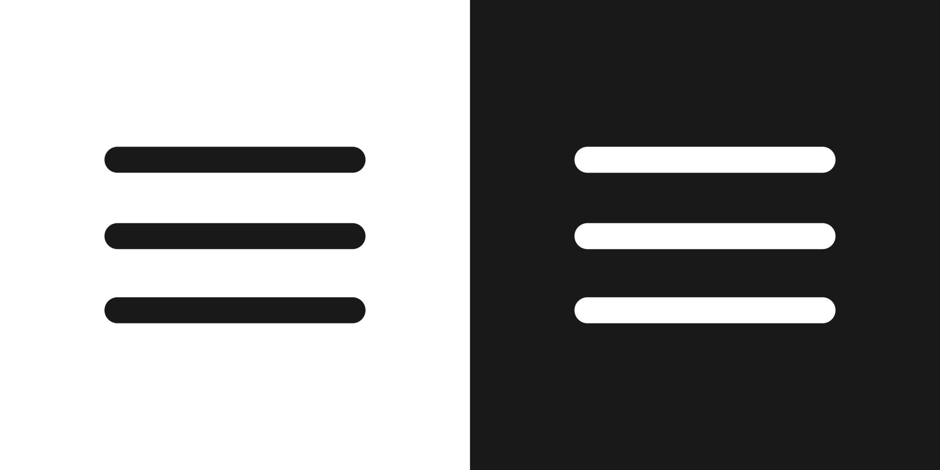 Hamburger Website Navigation Set Menu Hamburger Menu Icons 47399015 Vector Art At Vecteezy