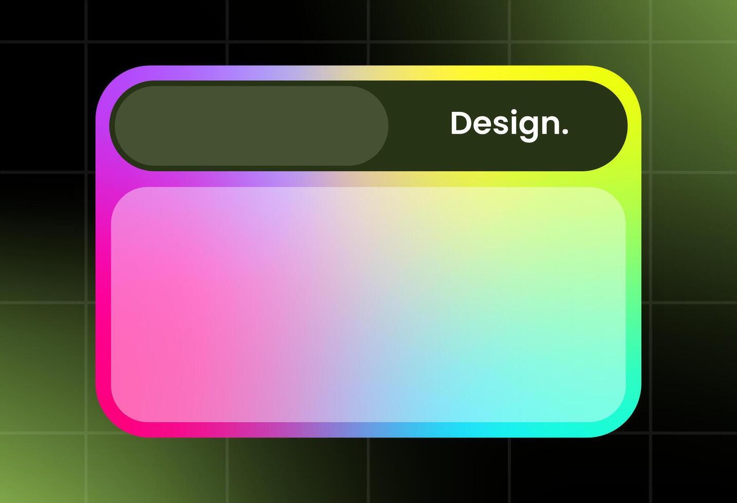 Futuristic design element in gradient colors. Pop up interface element. 47405712 Vector Art at ...