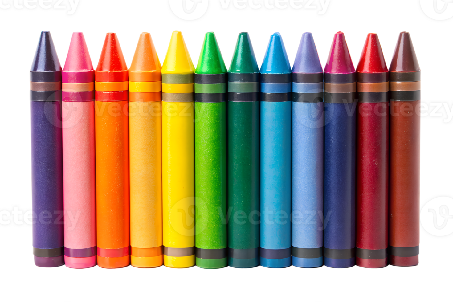set of crayon set isolated on background 47406196 PNG