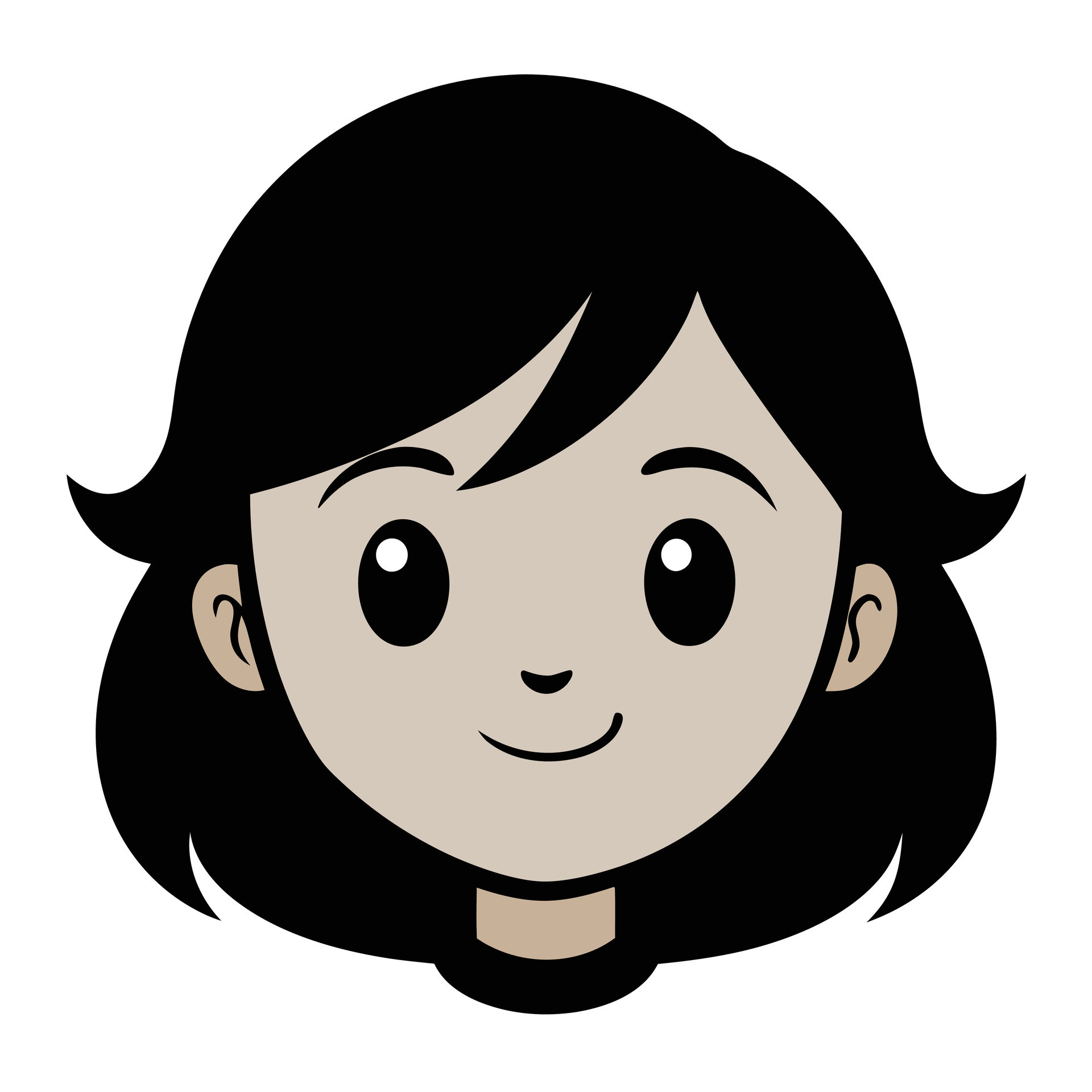 A Girl Happy Mode Emoji Style. Happy kids avatars. Cute children ... A Girl Happy Mode Emoji Style. Happy kids avatars. Cute children ...