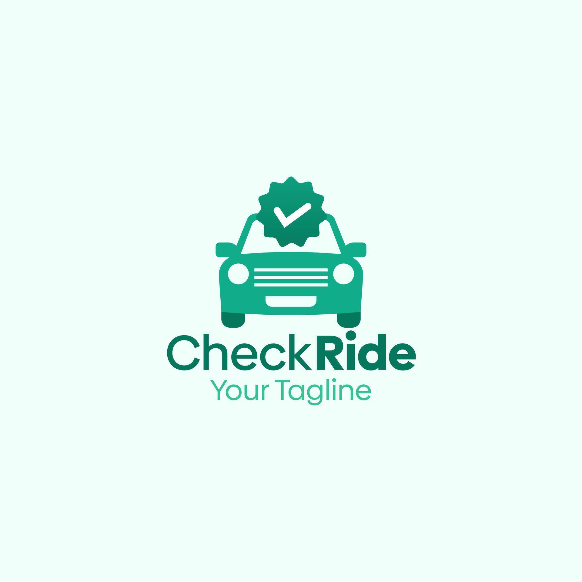Illustration Graphic Logo of Check Race. Merging Concepts of a and Car Shape. Good for business ...