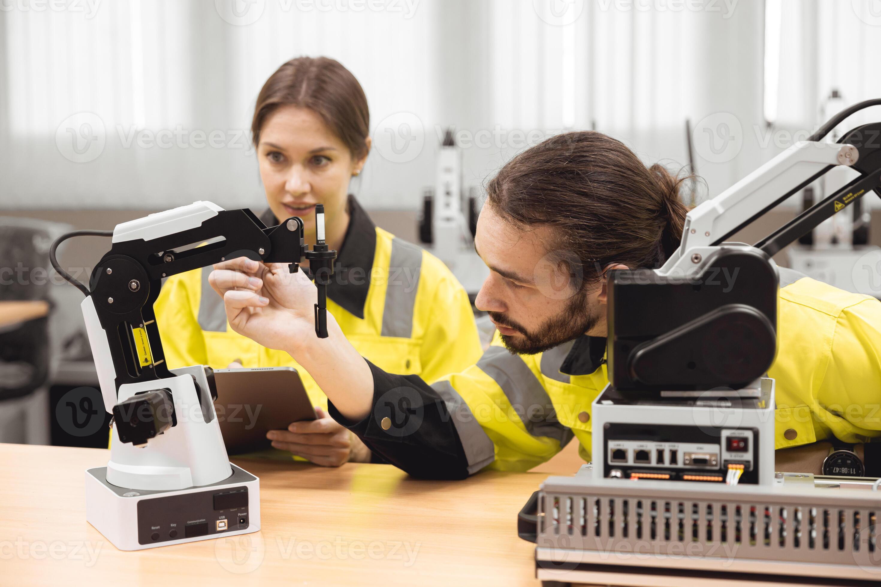 Industrial Robotics program university students learning education ...