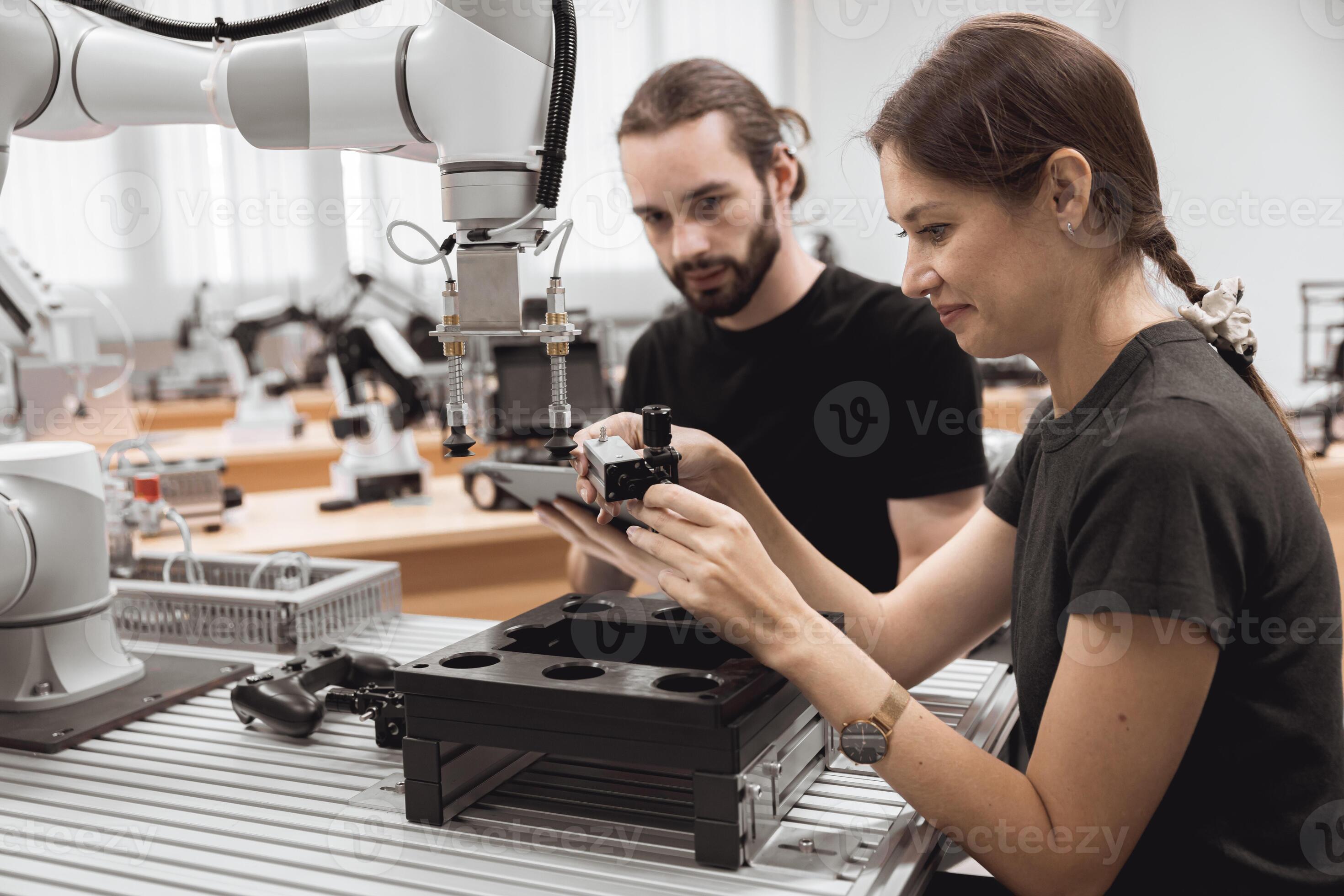 Industrial Robotics program university students learning education ...