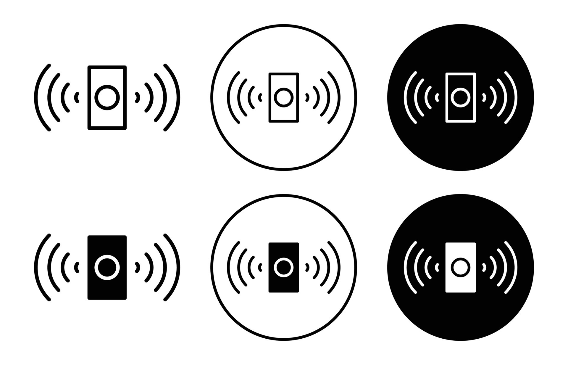 Sensor Icon Logo Collection Set 47418710 Vector Art At Vecteezy