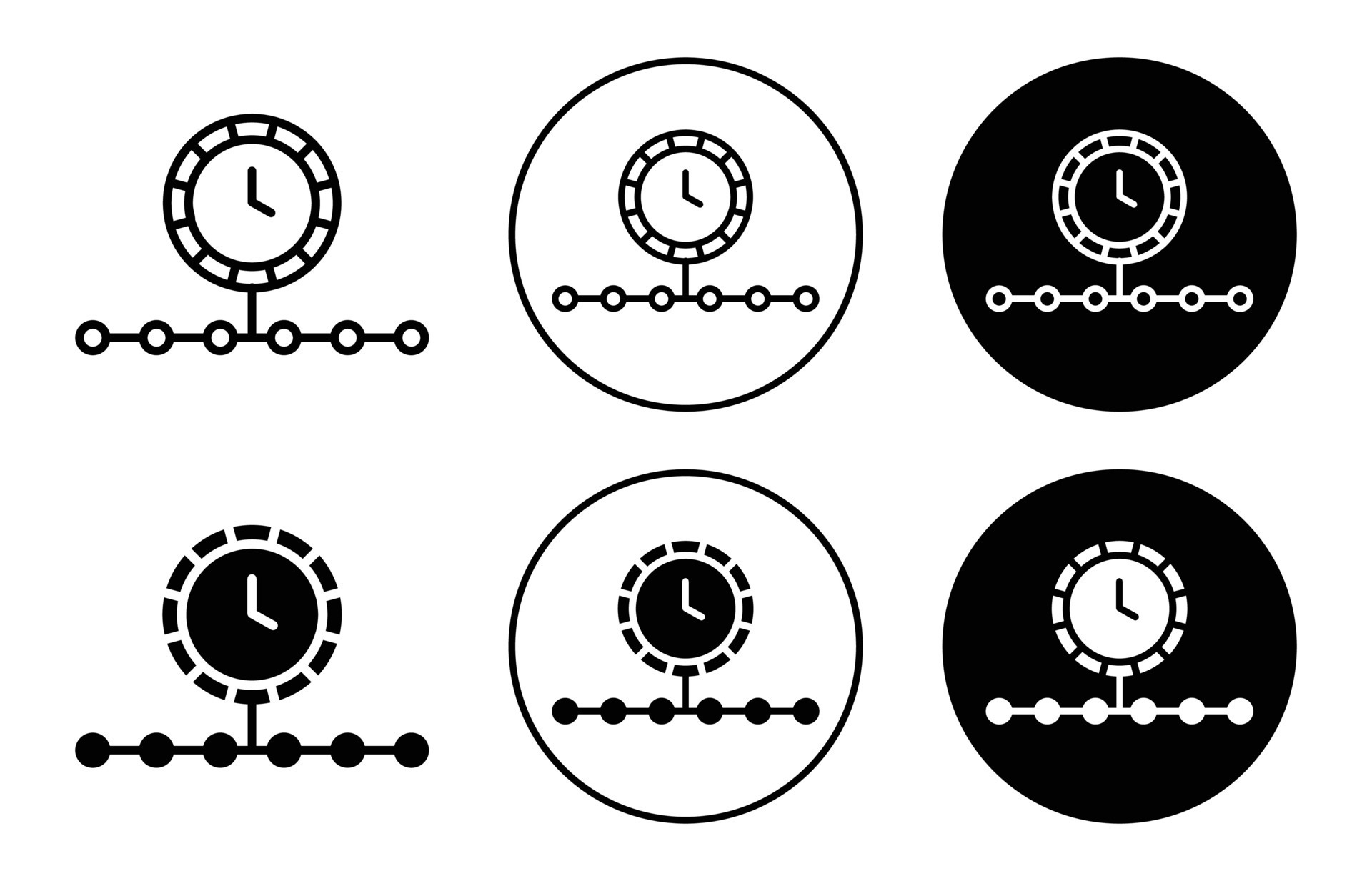 Timeline icon Outline flat Icon 47419563 Vector Art at Vecteezy Timeline icon Outline flat Icon 47419563 Vector Art at Vecteezy