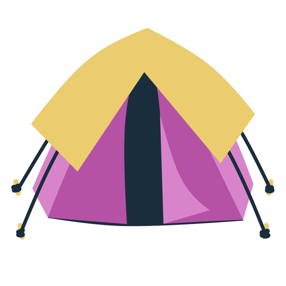 Summer camping tent 47424785 PNG