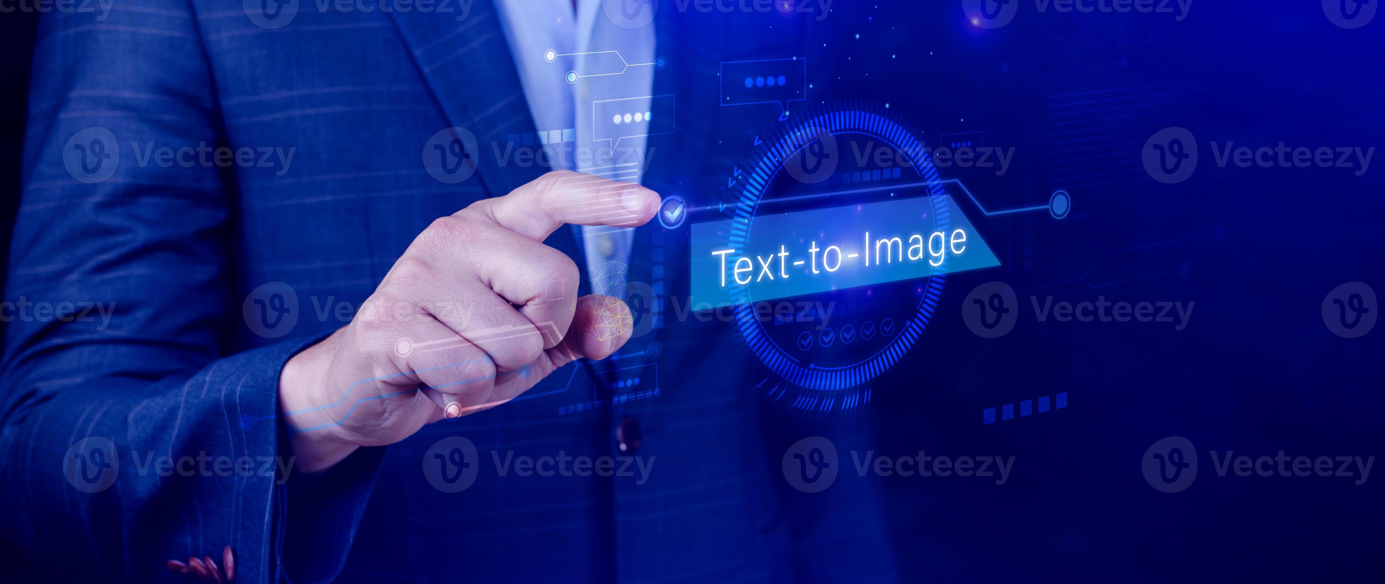 Ai tech Text to image, virtual graphic with AI, Artificial Intelligence, using command prompt ...