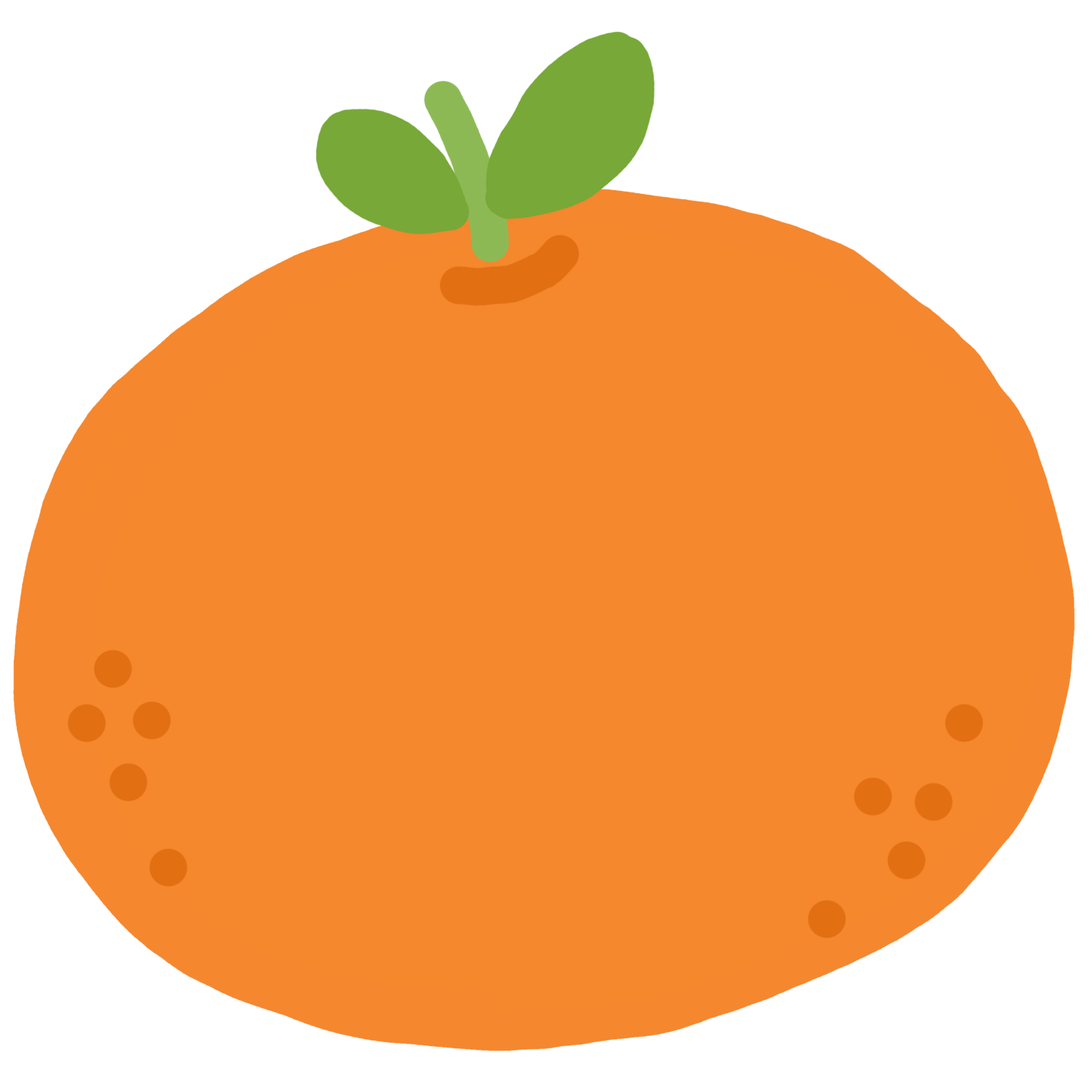 Cute Orange Cartoon 47434219 Png
