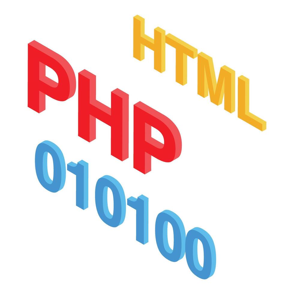 Php Html Binary Code Programming Language Concept 47436992 Vector Art At Vecteezy
