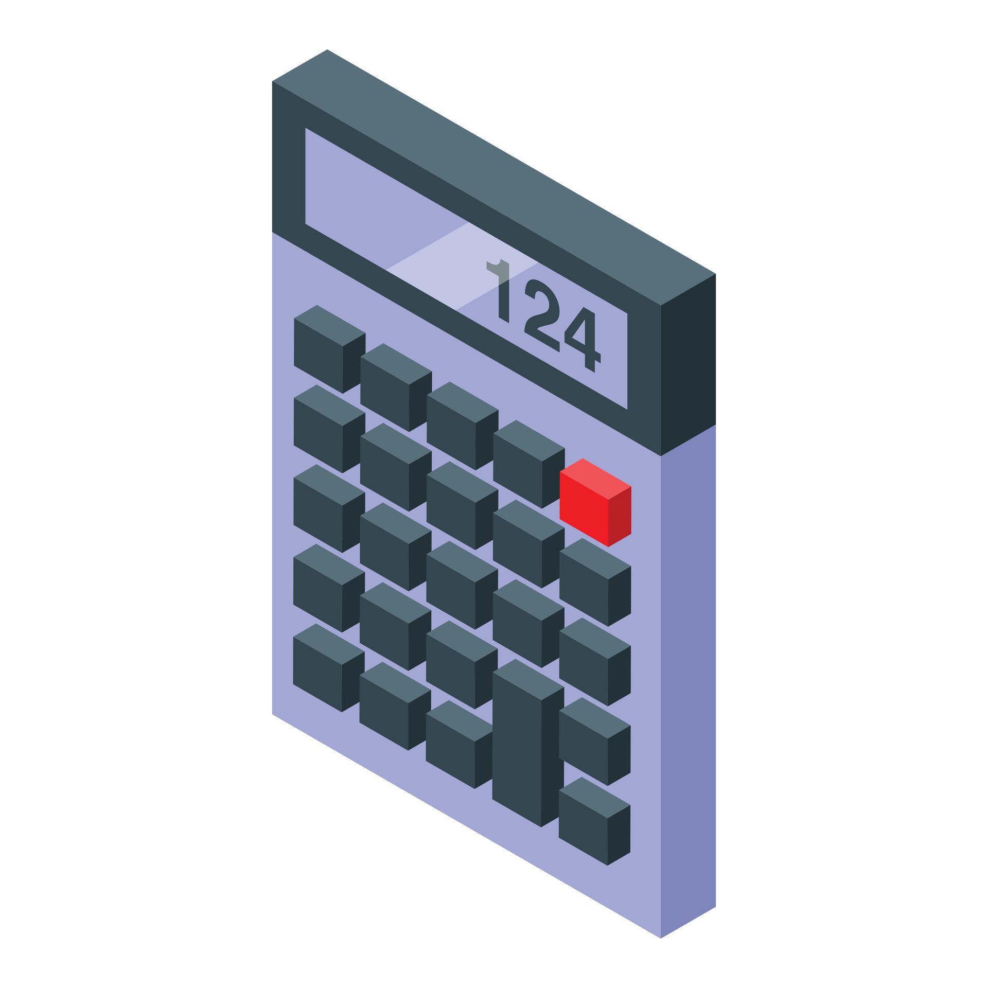 Modern Calculator Displaying Counting Numbers For Math Calculation 47437128 Vector Art At Vecteezy 0185
