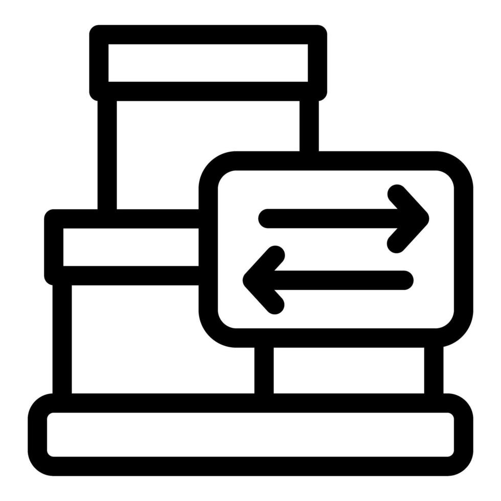 Data exchange platform managing big data flow 47437927 Vector Art at ...