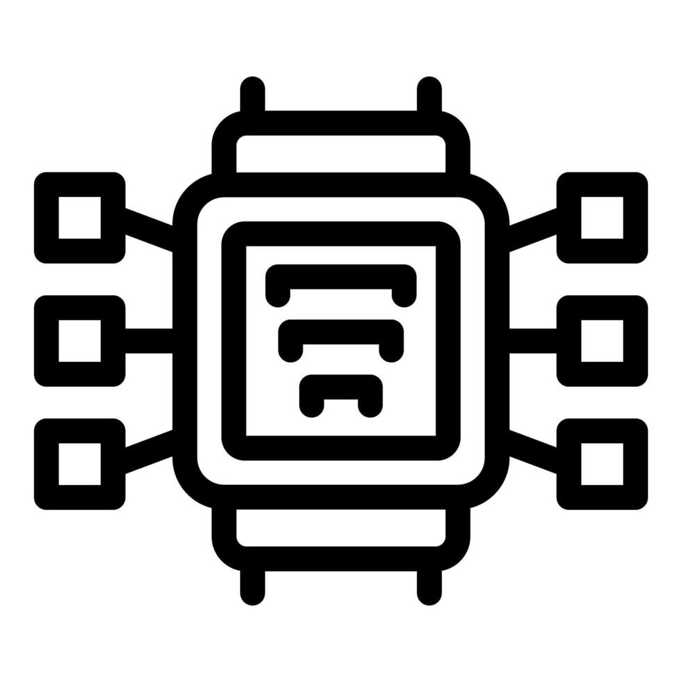 Modern processor chip managing data flow with connections 47438969 ... Modern processor chip managing data flow with connections 47438969 ...
