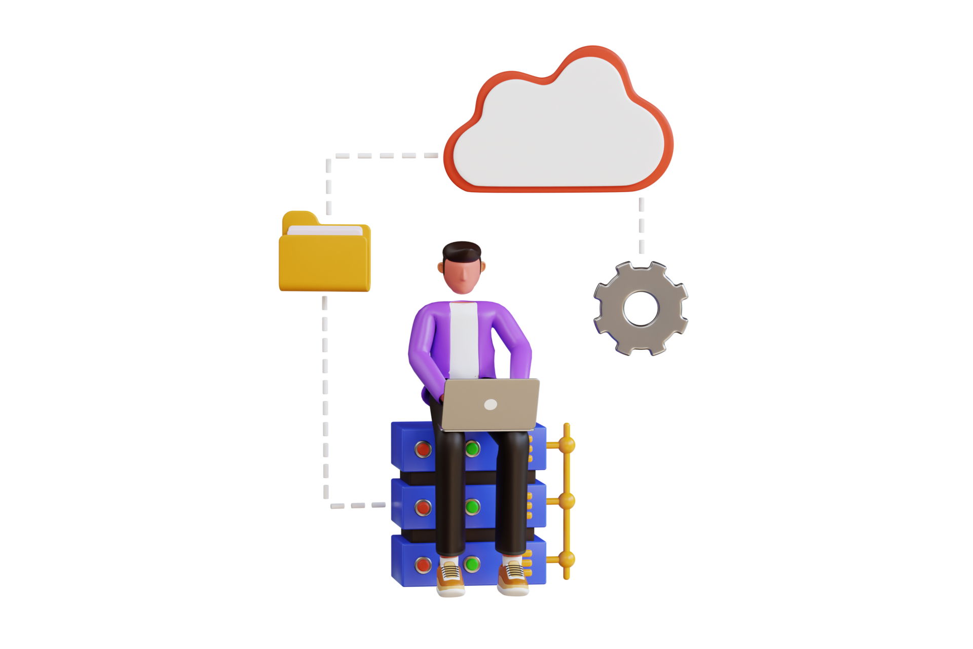 Moving Data to Cloud Storage 3D Illustration. Backup Server 3D ... Moving Data to Cloud Storage 3D Illustration. Backup Server 3D ...