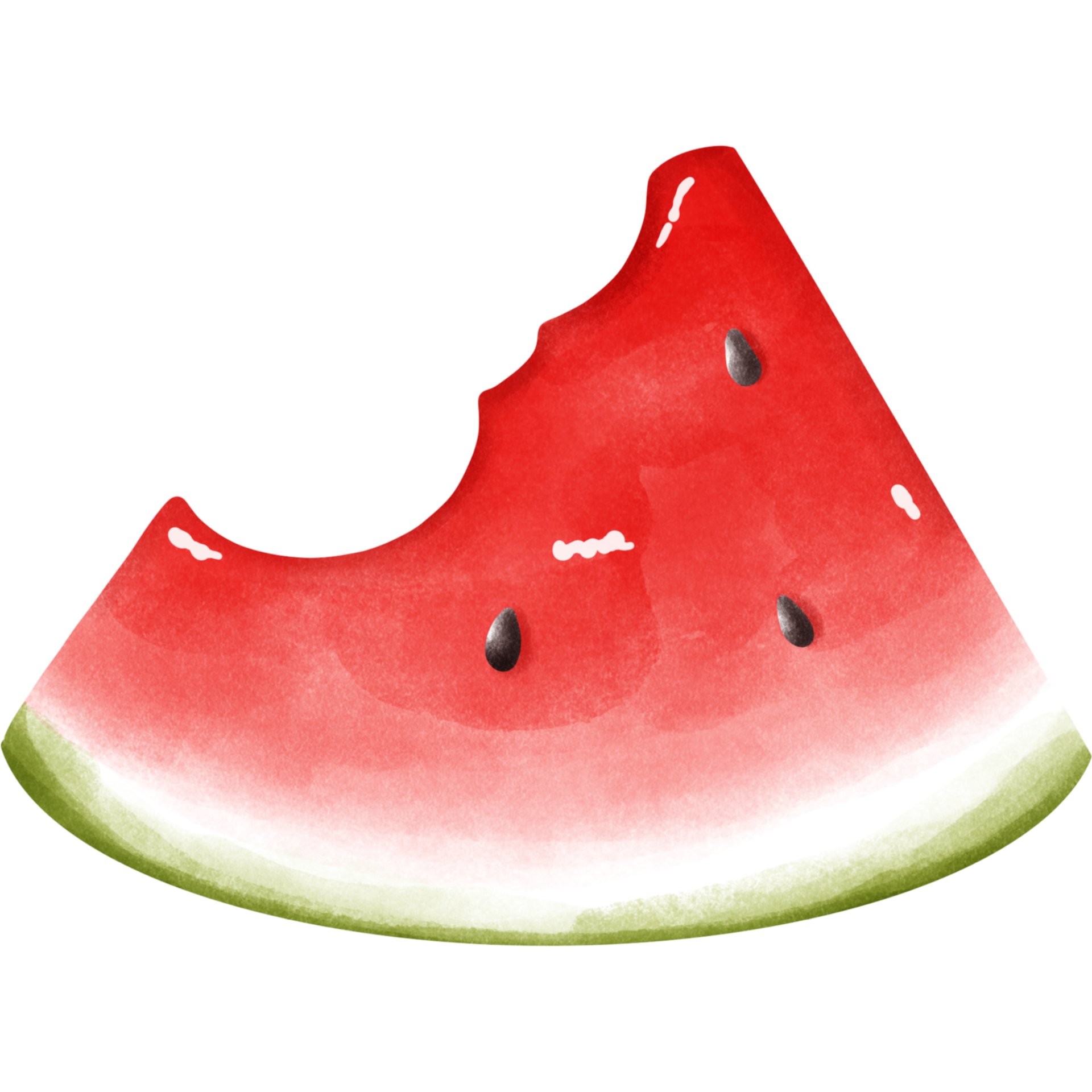 Watermelon Watercolor Collection 47445857 Png