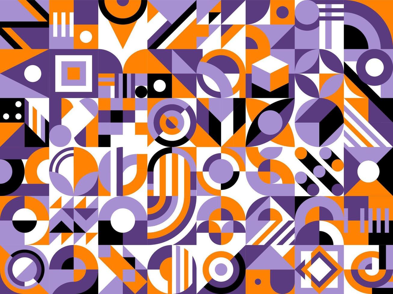 Halloween abstract modern geometric pattern 47447024 Vector Art at Vecteezy