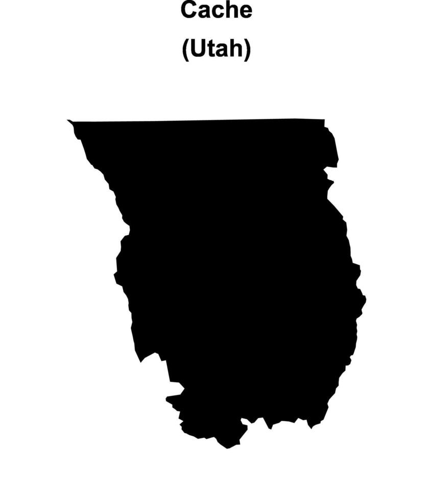 Cache County, Utah blank outline map 47449575 Vector Art at Vecteezy Cache County, Utah blank outline map 47449575 Vector Art at Vecteezy