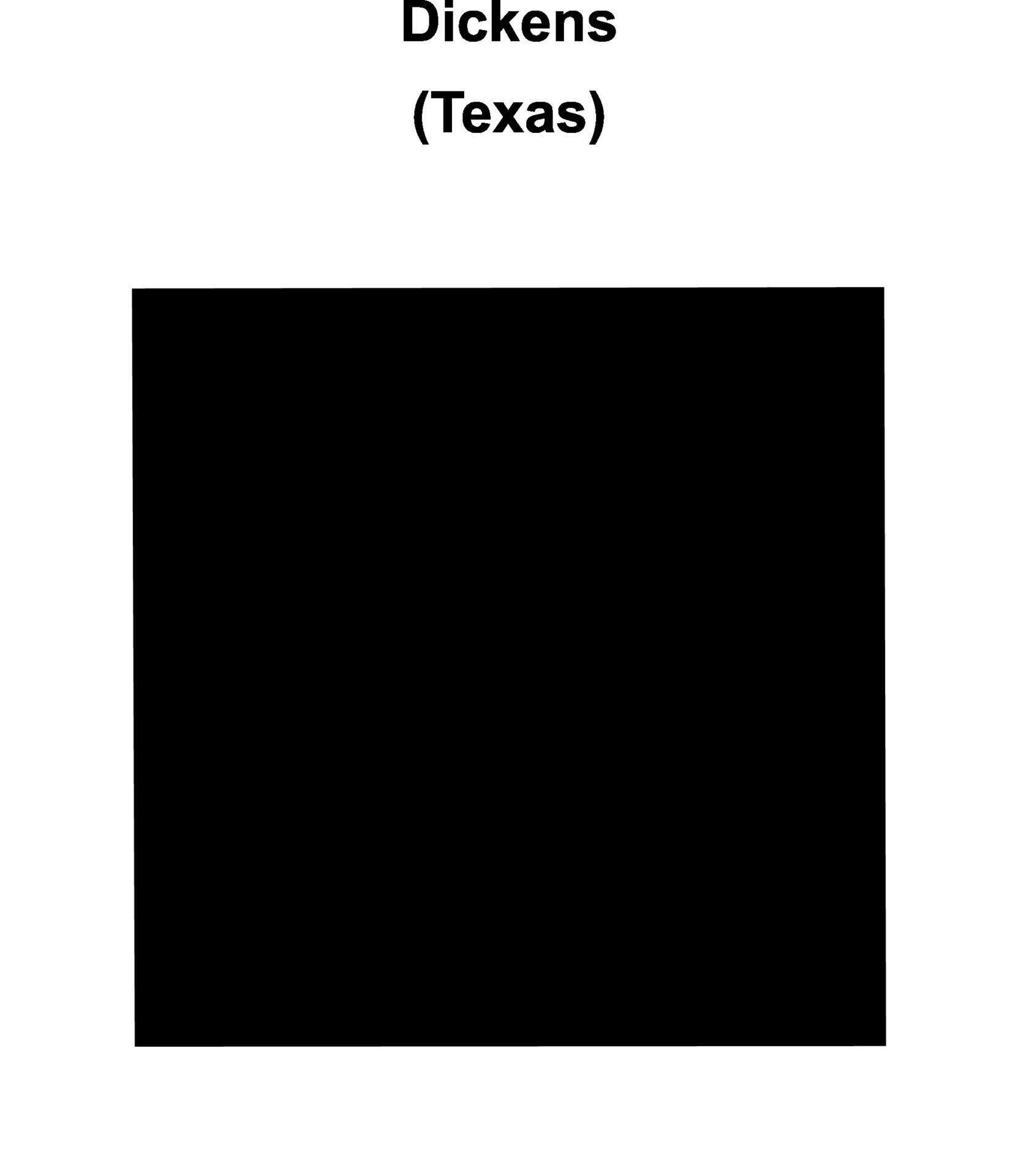 Dickens County Texas Blank Outline Map 47450028 Vector Art At Vecteezy