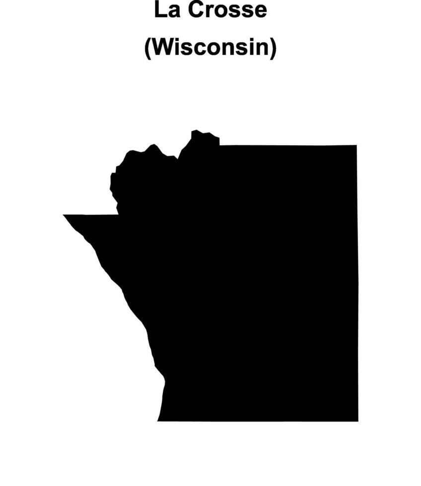 La Crosse County, Wisconsin blank outline map 47450206 Vector Art at ... La Crosse County, Wisconsin blank outline map 47450206 Vector Art at ...