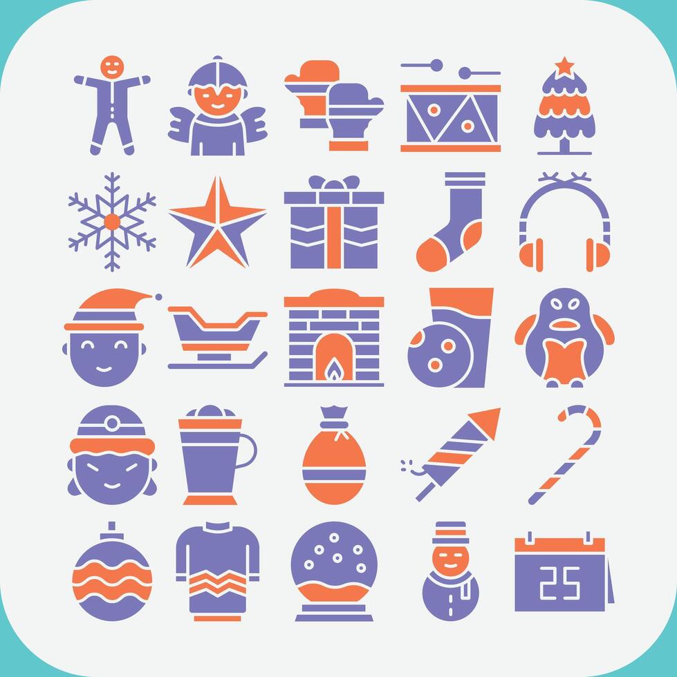 CHRISTMAS ICON PACKS 47450878 Vector Art at Vecteezy