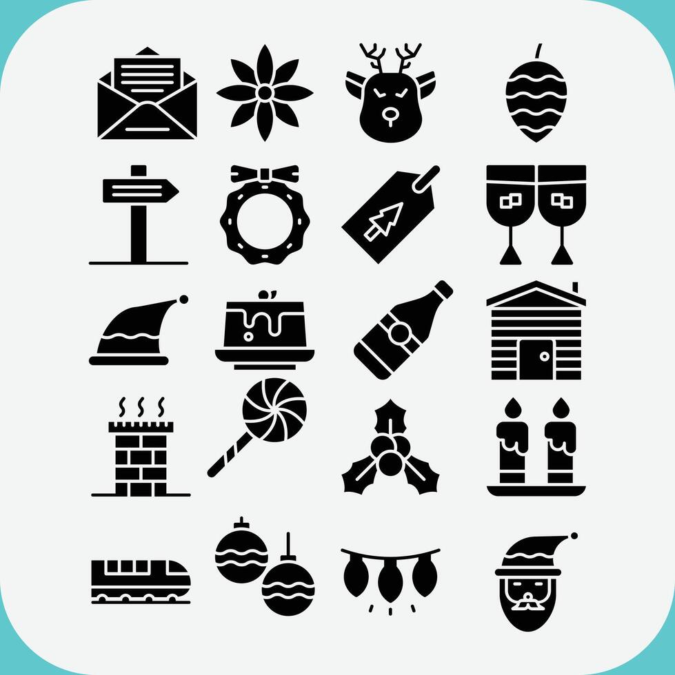 CHRISTMAS ICON PACKS 47450889 Vector Art at Vecteezy