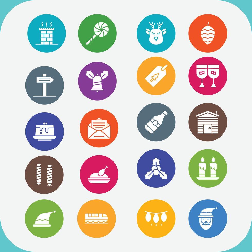 CHRISTMAS ICON PACKS 47450899 Vector Art at Vecteezy