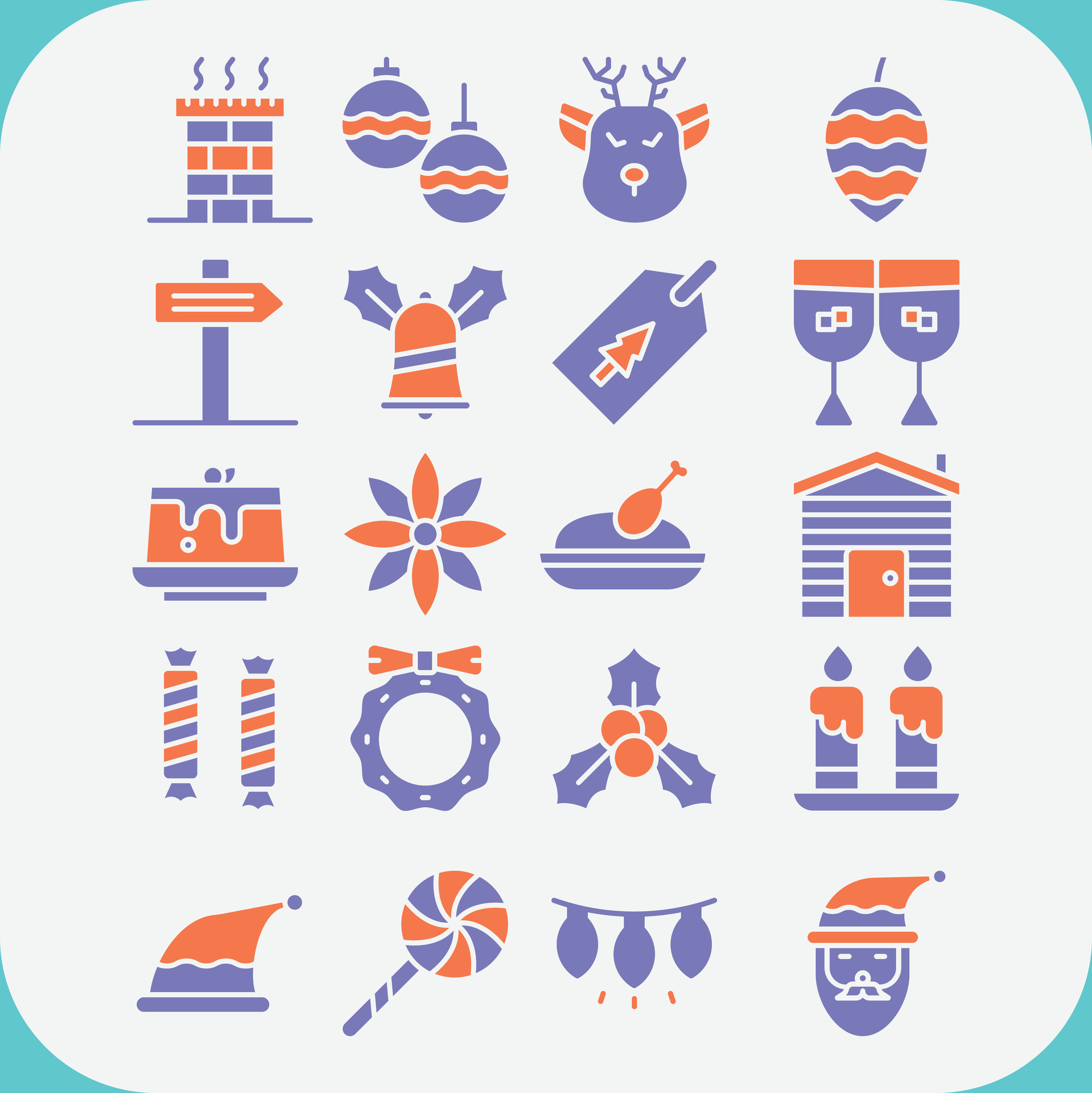 CHRISTMAS ICON PACKS 47450909 Vector Art at Vecteezy