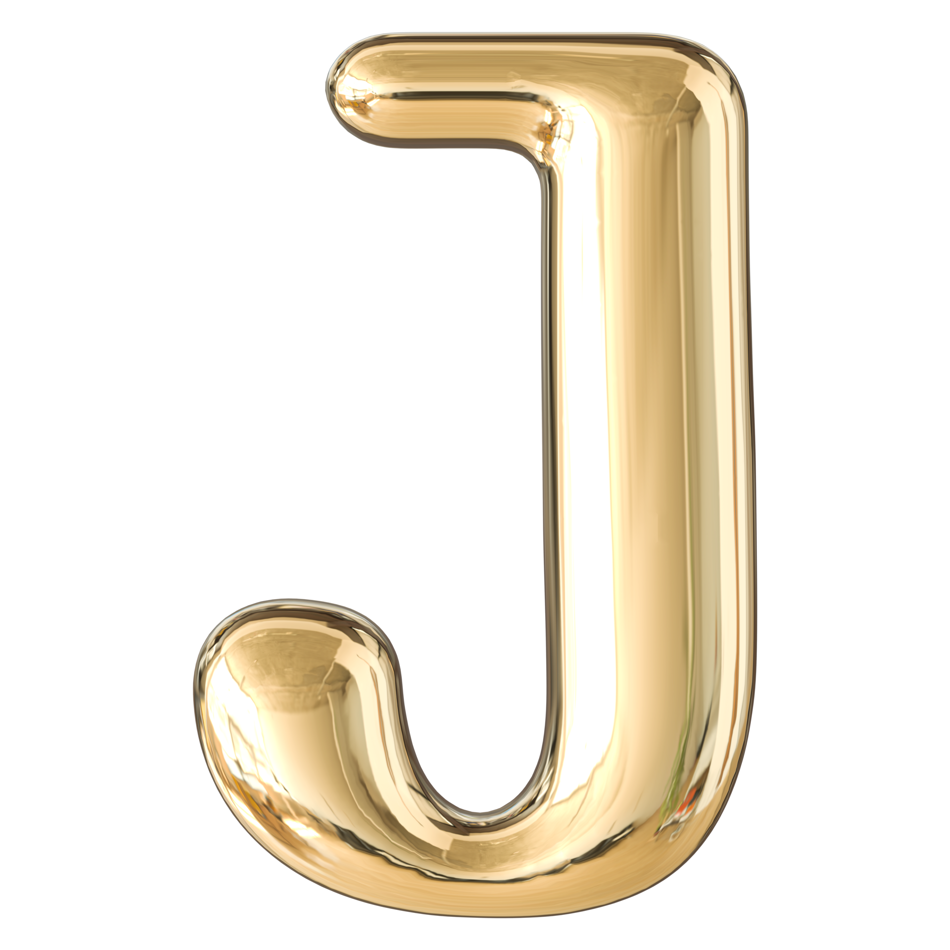 Gold 3d Bubble Font Letter J Uppercase 47451347 Png