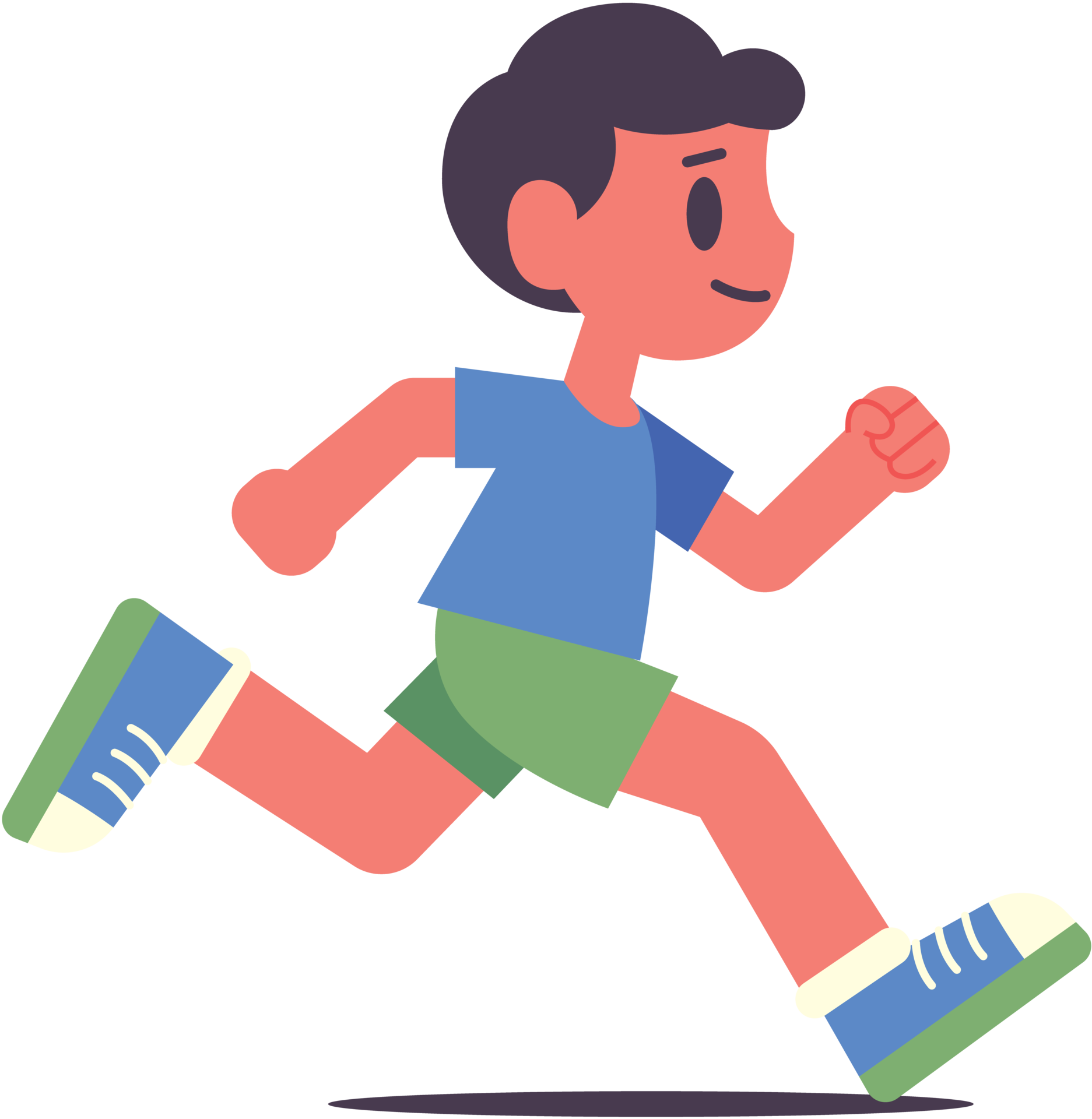 Cartoon kid running exercise flat design illustration 47463733 PNG Cartoon kid running exercise flat design illustration 47463733 PNG