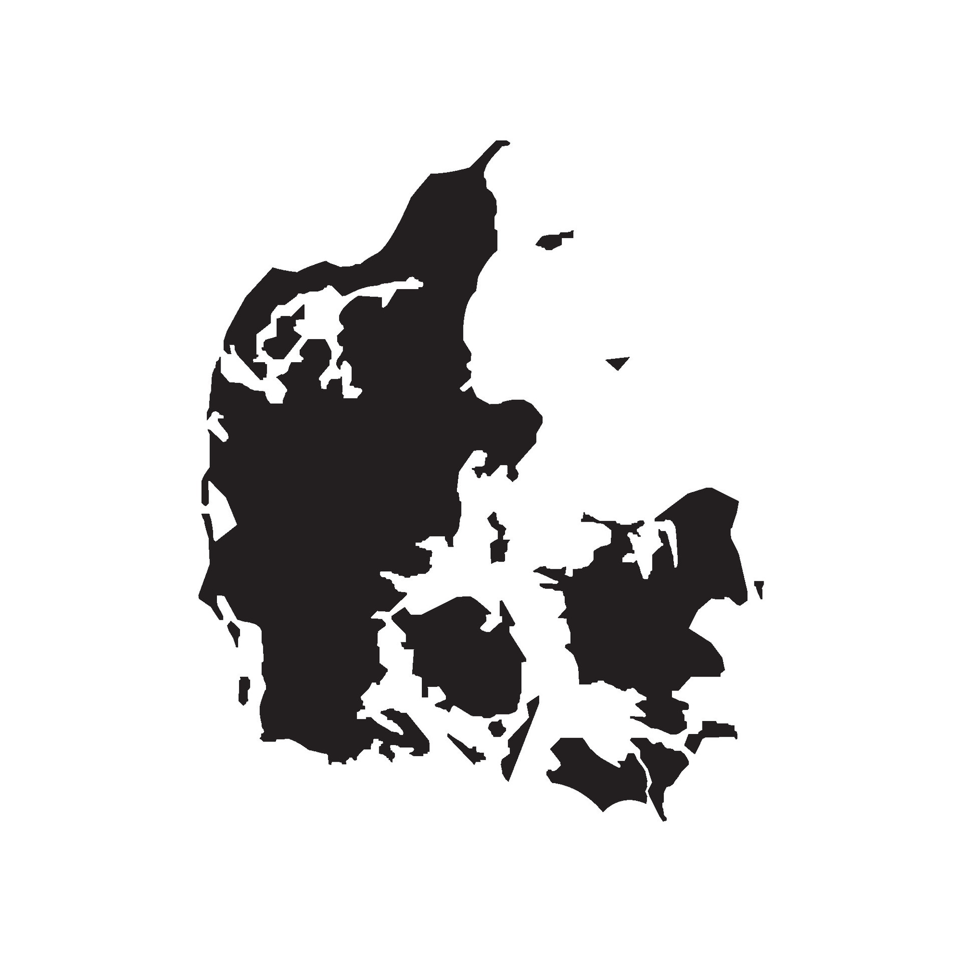 Denmark map icon 47464310 Vector Art at Vecteezy