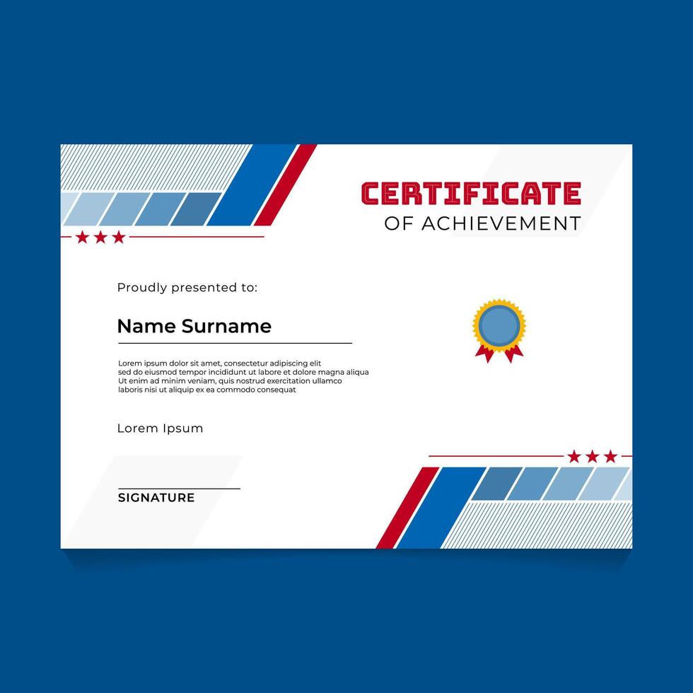 Abstract Geometric Certificate Template Design 47464340 Vector Art at ... Abstract Geometric Certificate Template Design 47464340 Vector Art at ...