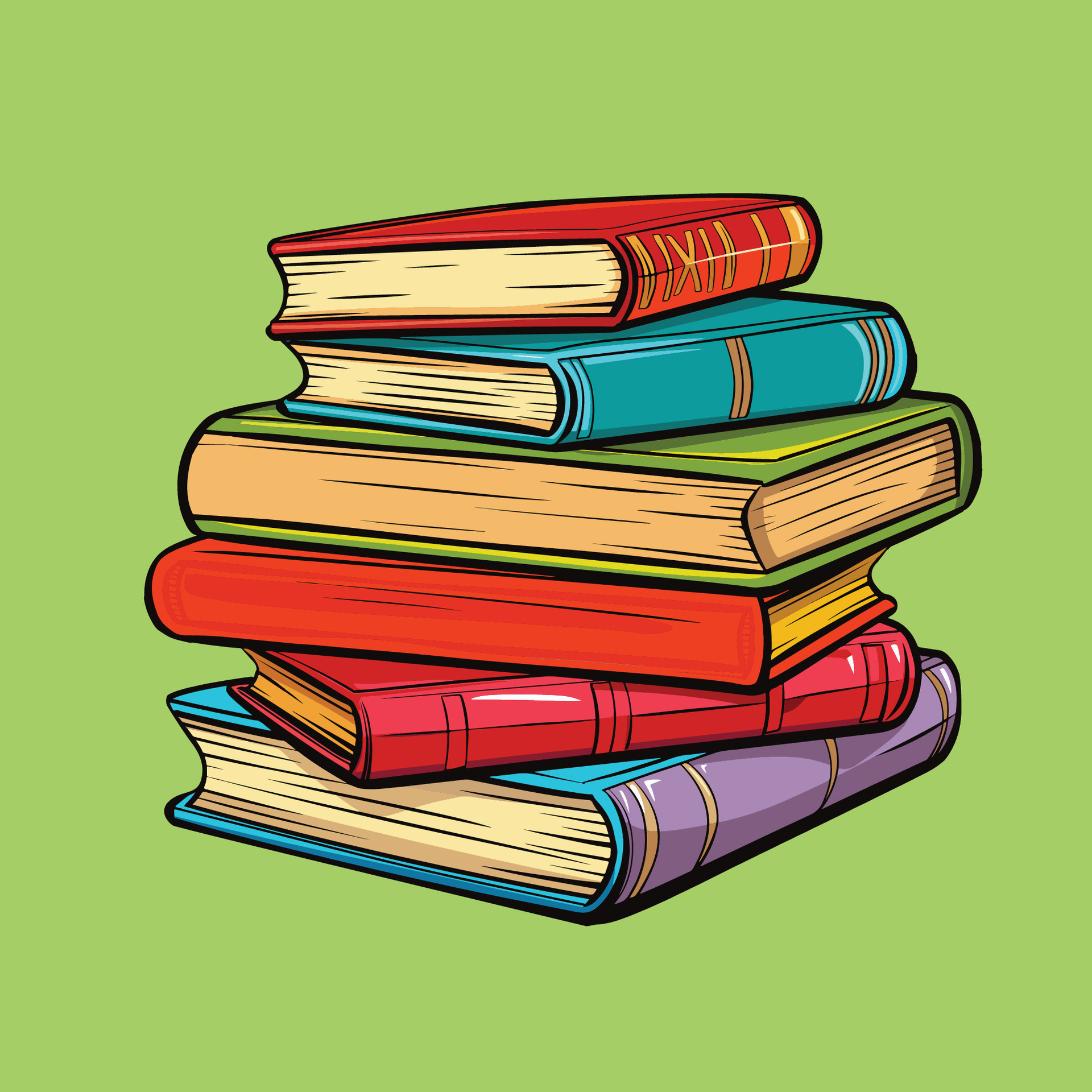 Pile Of Books Illustration 47465150 Vector Art At Vecteezy