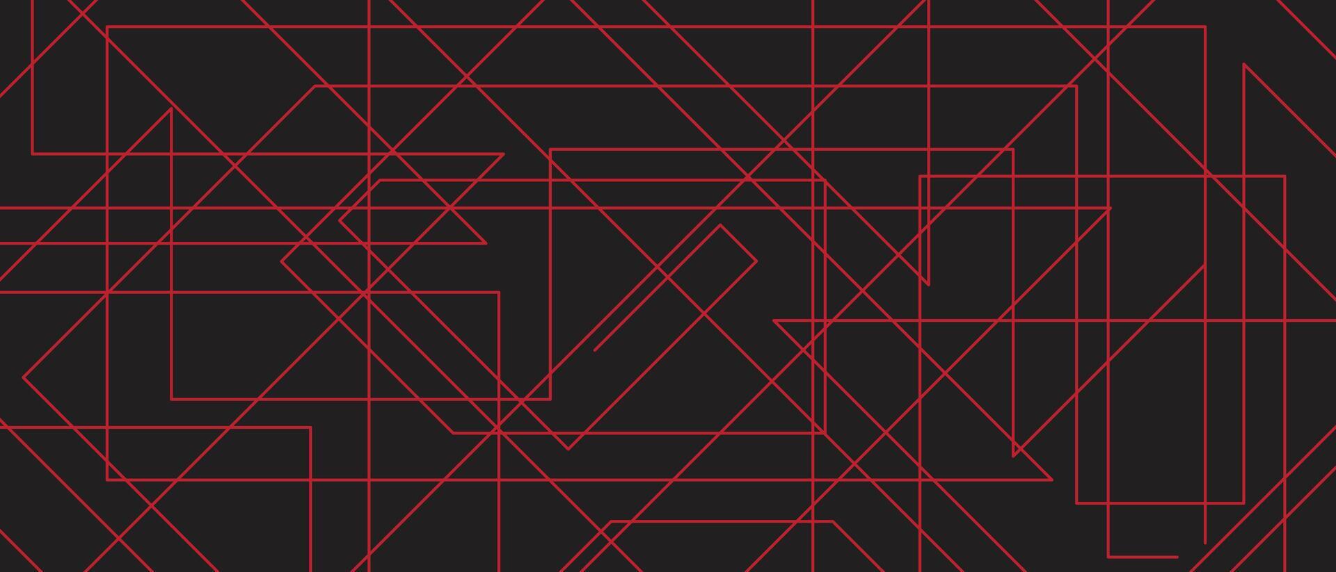 Abstract Red Geometric Lines Background Colorful Stripes Line Pattern Template For Banner