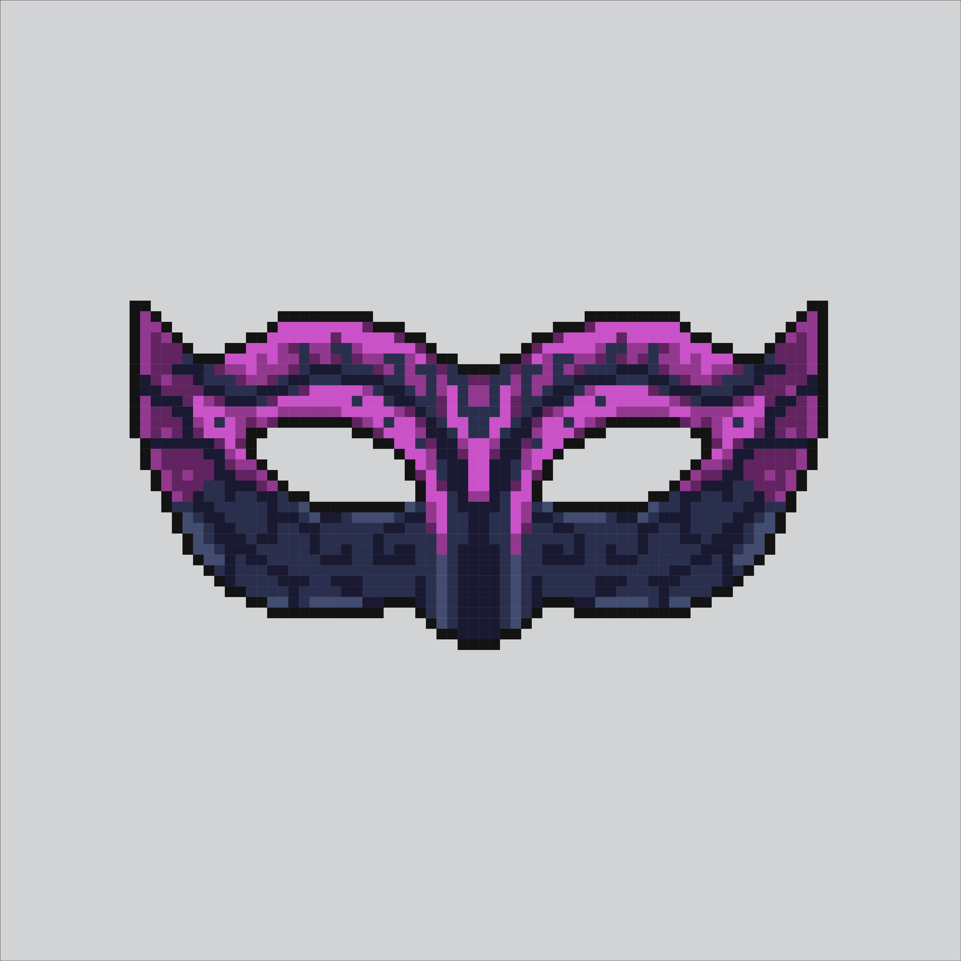 Pixel Art Illustration Party Mask Pixelated Party Mask Party Mask Pixelated For The Pixel Art