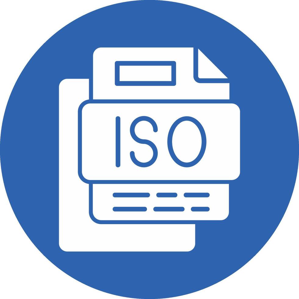 ISO File Glyph Multi Circle Icon 47473582 Vector Art at Vecteezy