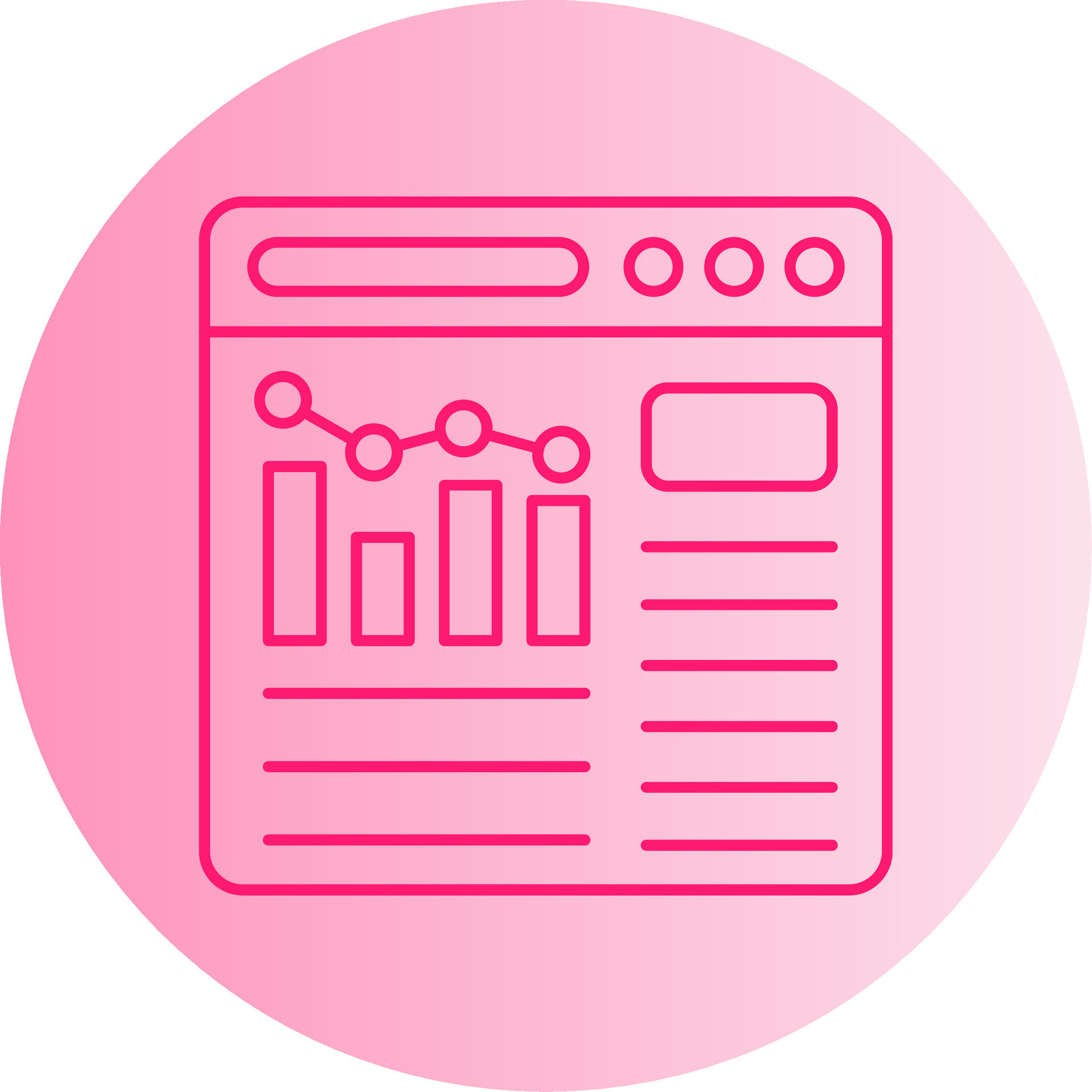 Data Analytics Gradient Circle Icon 47474199 Vector Art at Vecteezy