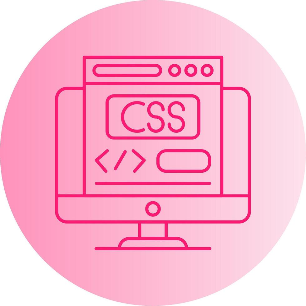 Css Gradient Circle Icon 47474415 Vector Art at Vecteezy