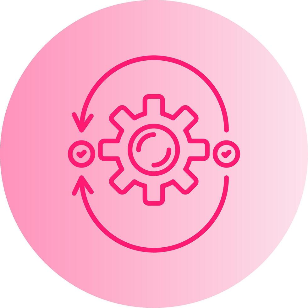 Agile Gradient Circle Icon 47474687 Vector Art at Vecteezy