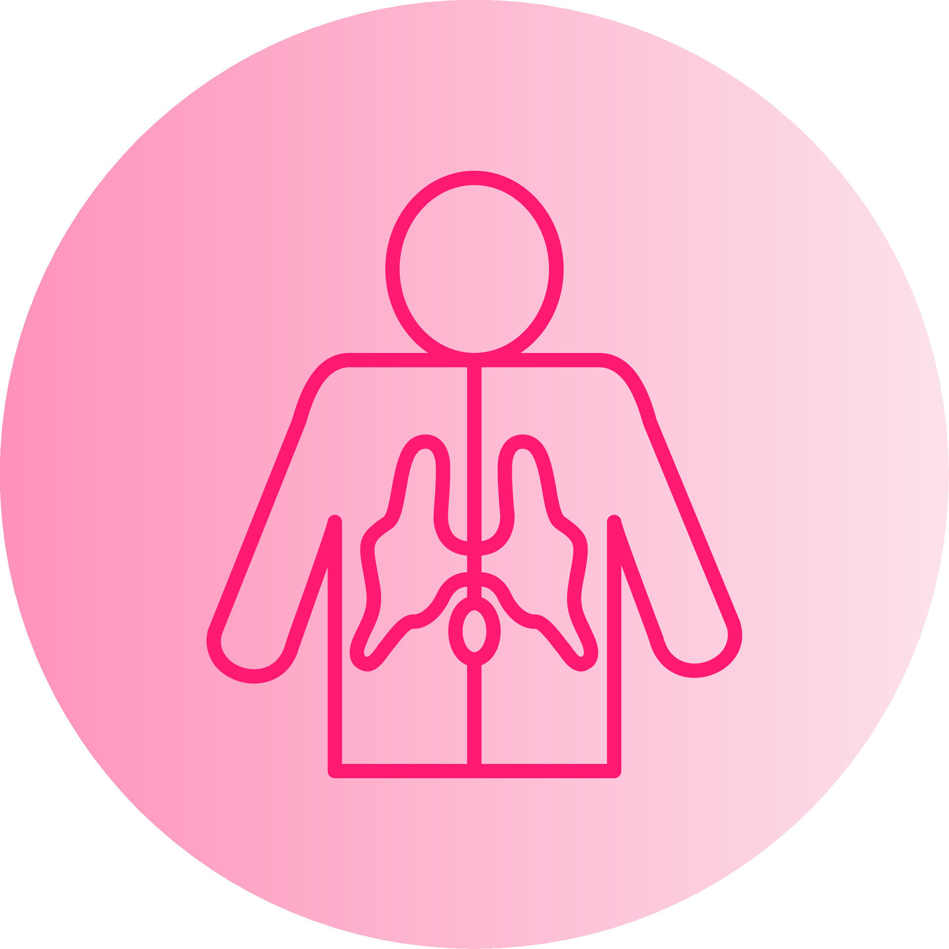 Spinal Cord Gradient Circle Icon 47475073 Vector Art at Vecteezy Spinal Cord Gradient Circle Icon 47475073 Vector Art at Vecteezy