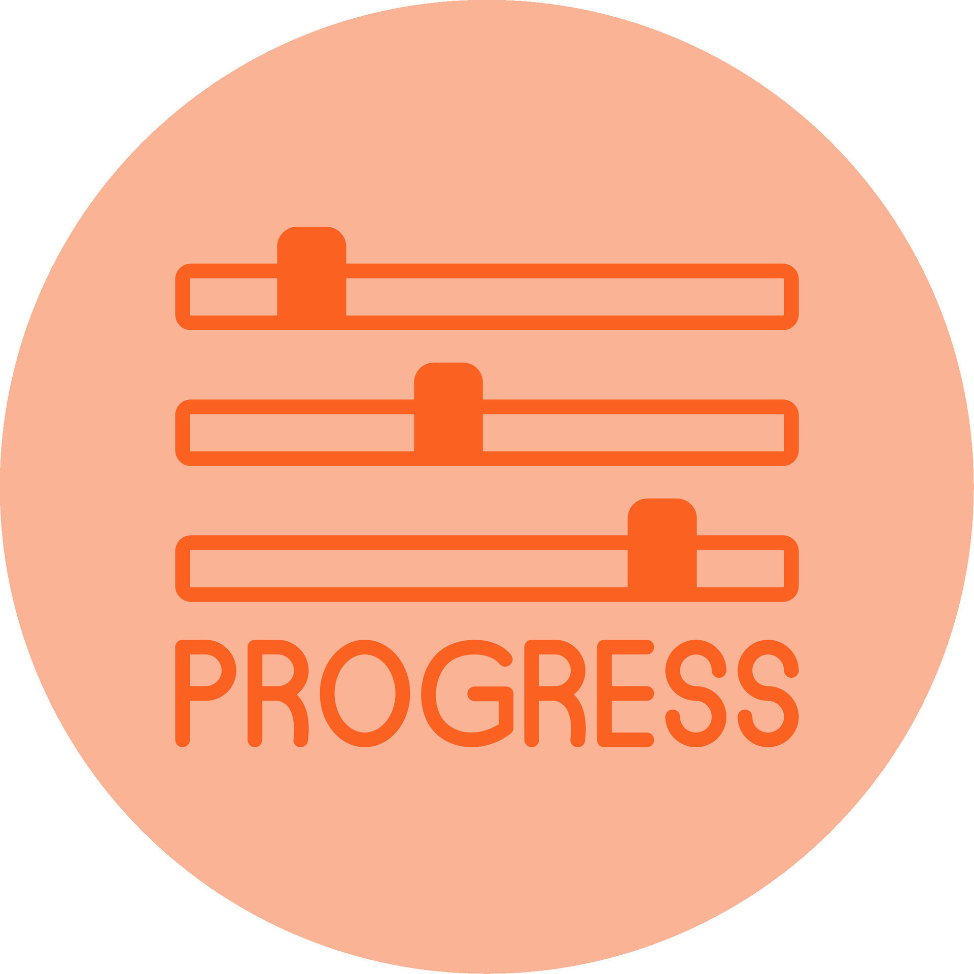 Progress Dual Tone Circle Icon 47480796 Vector Art at Vecteezy