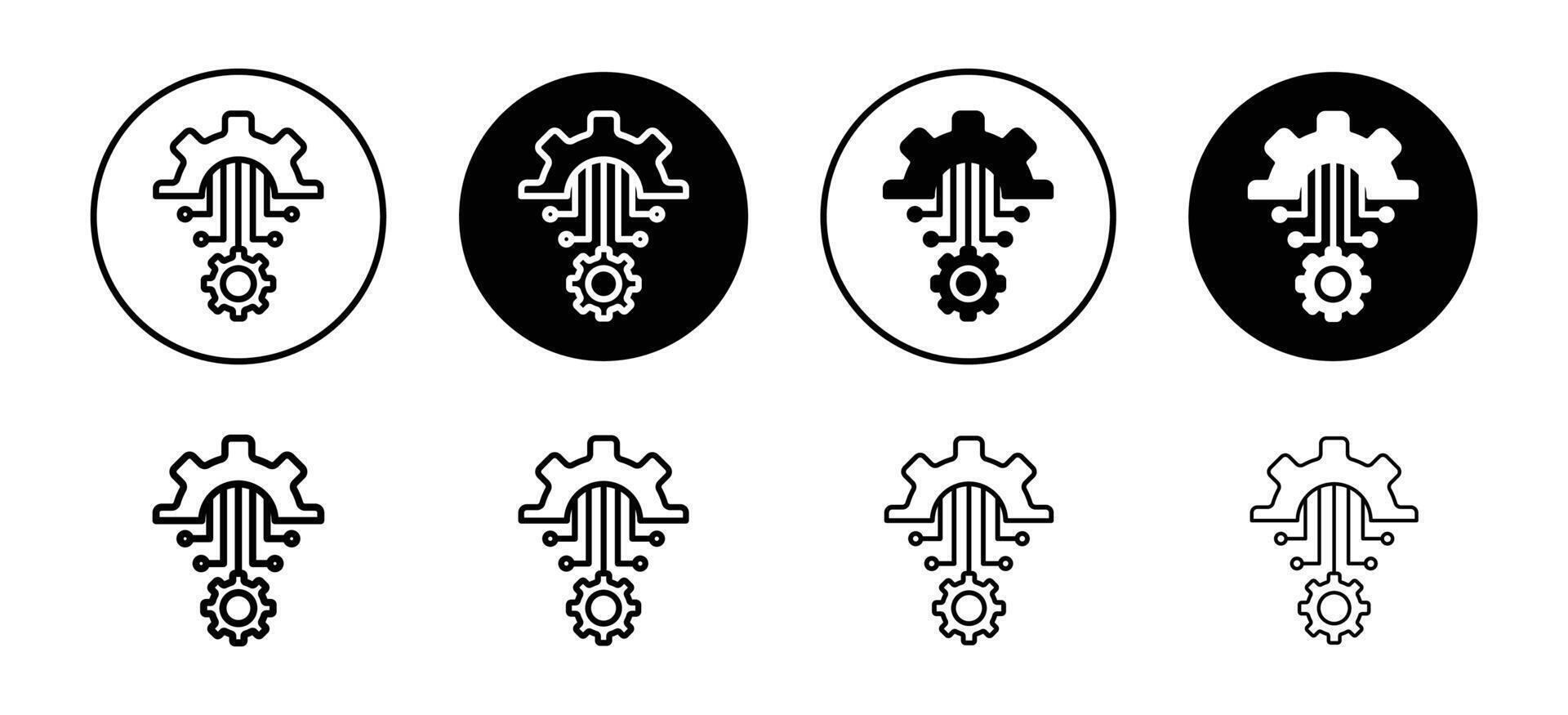 Automation and optimization icon 47482462 Vector Art at Vecteezy