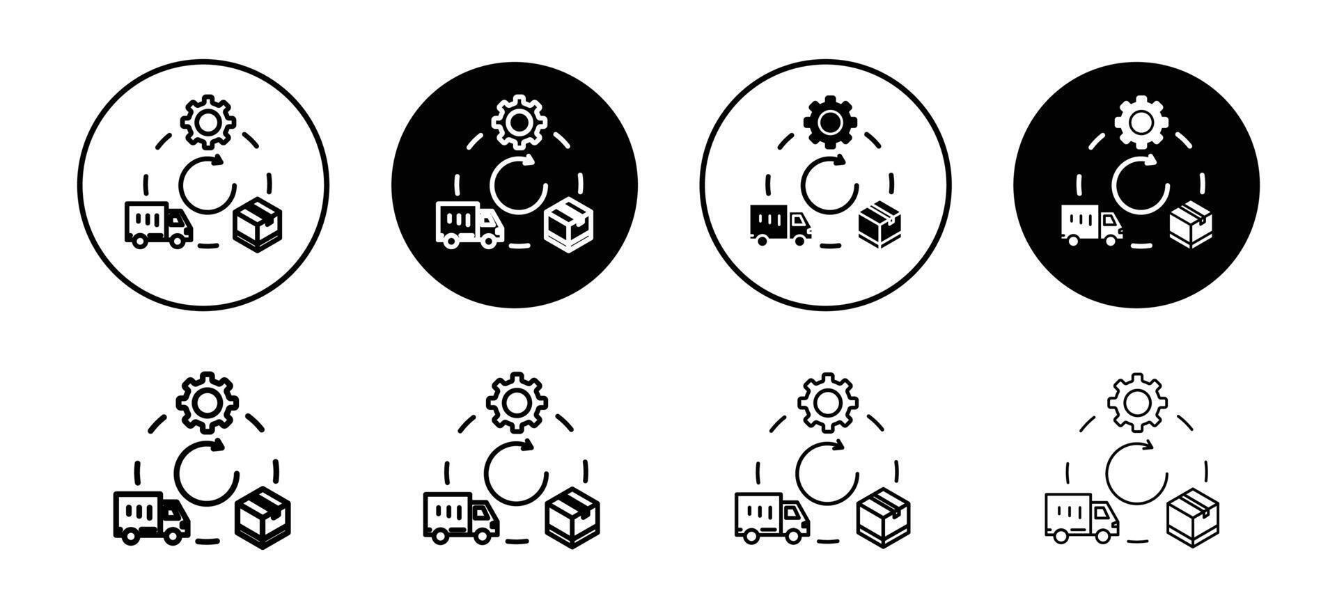 Supply chain icon set collection. Supply chain Outline flat Icon ... Supply chain icon set collection. Supply chain Outline flat Icon ...