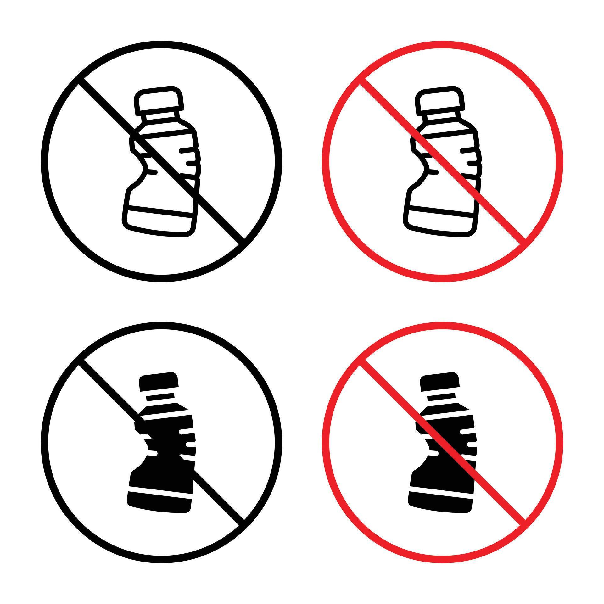 Do not dispose of plastic waste as per environmental warning 47483743 Vector Art at Vecteezy