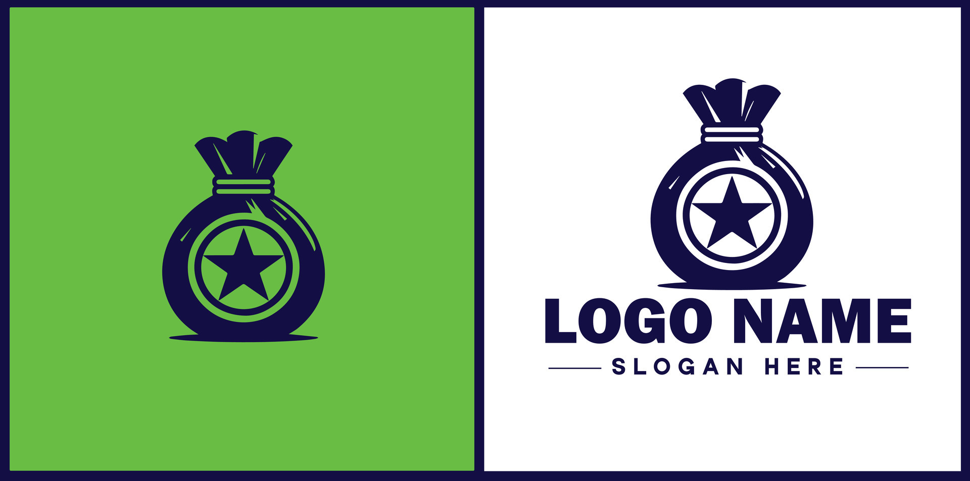 money bag logo icon for business brand app icon dollar Sack cash bank financial logo template ...